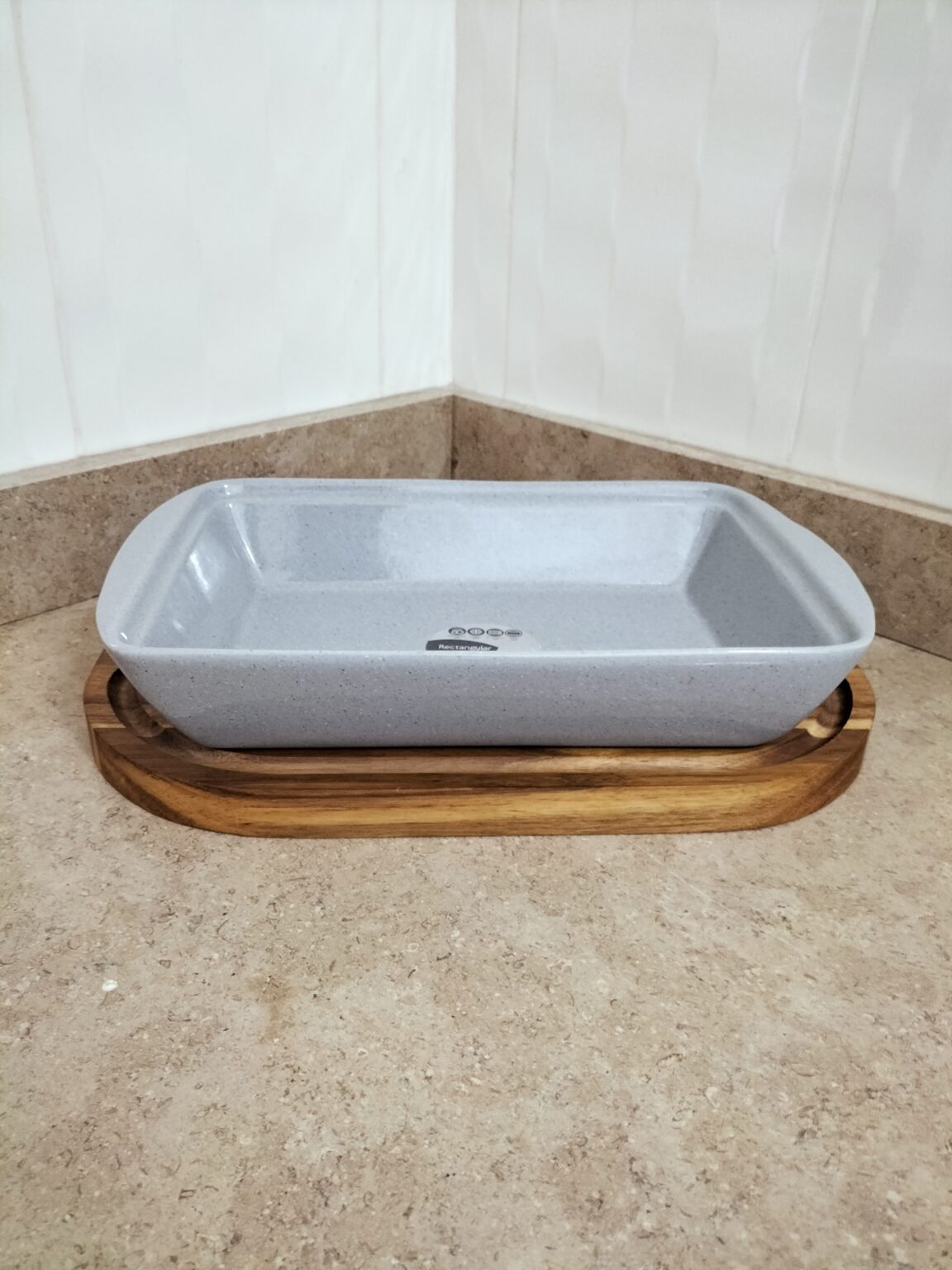 Morrisons Oven-to-Table Rectangular Roaster – 31 cm (Grey) – Nortram Retail