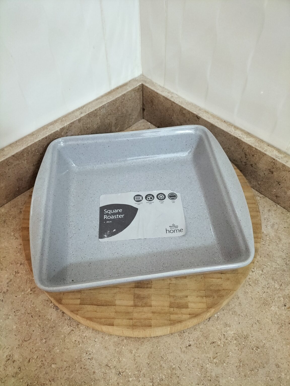 Morrisons Oven-to-Table Square Roaster – 24 cm (Grey) – Nortram Retail